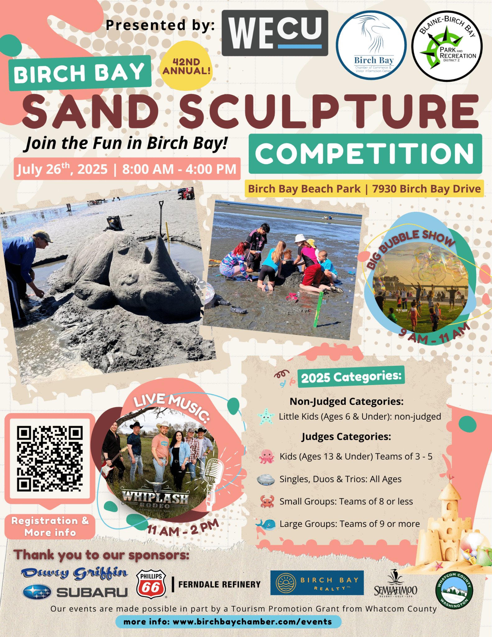Sand Sculpture Competition – July 26, 2025! | Birch Bay Chamber of Commerce